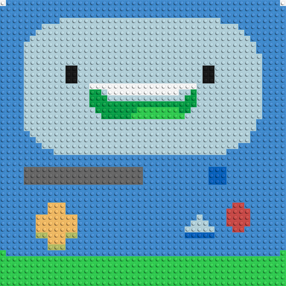 Shop BMO (Adventure Time) - Brick Art Mosaic Kit by Brick Me